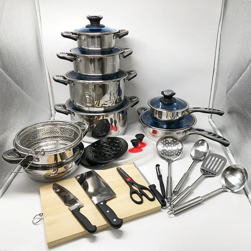German 30pcs stainless steel cookware set - Palmolive Electronics