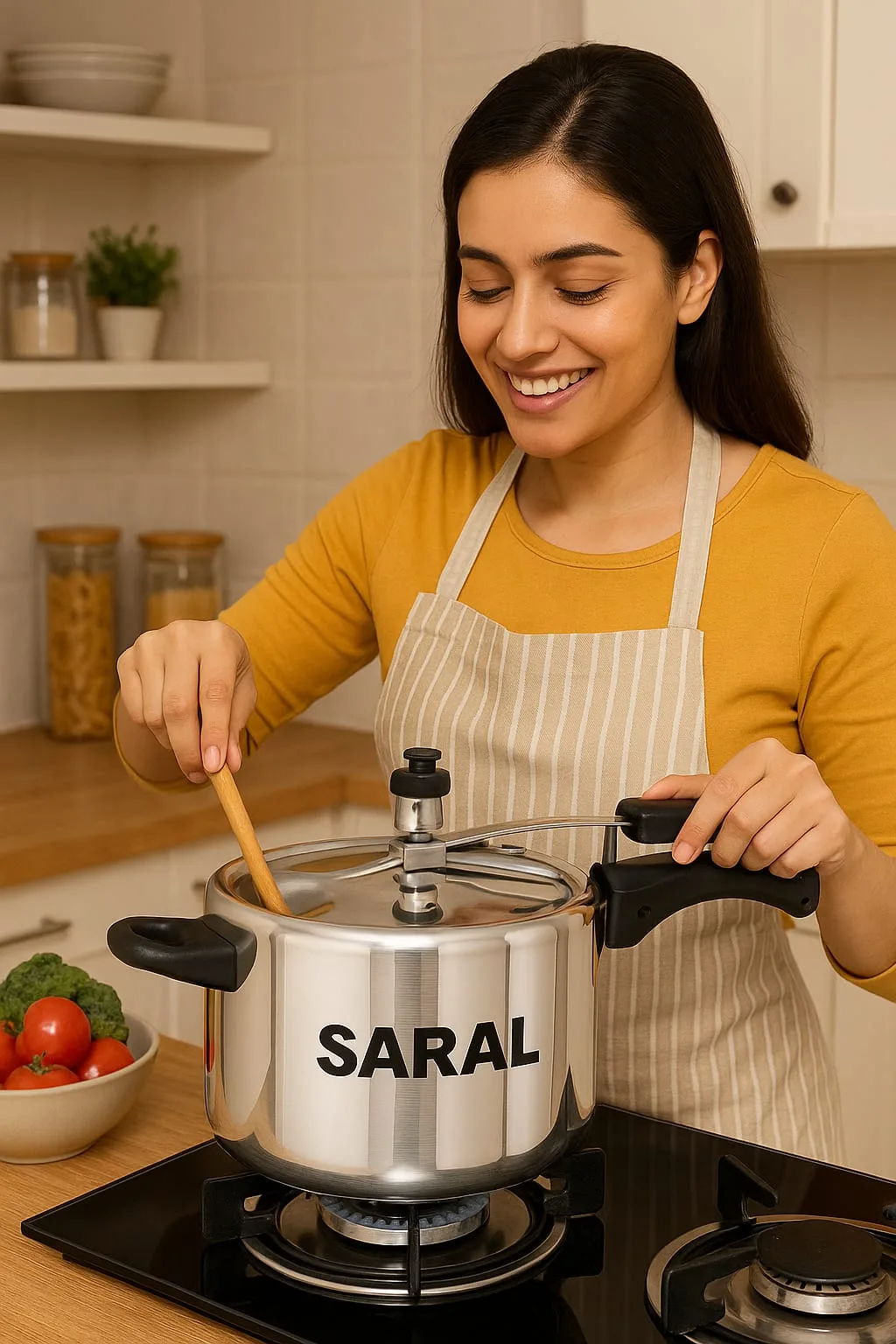Saral Pressure Cooker – Aluminium 7.5L - Palmolive Electronics
